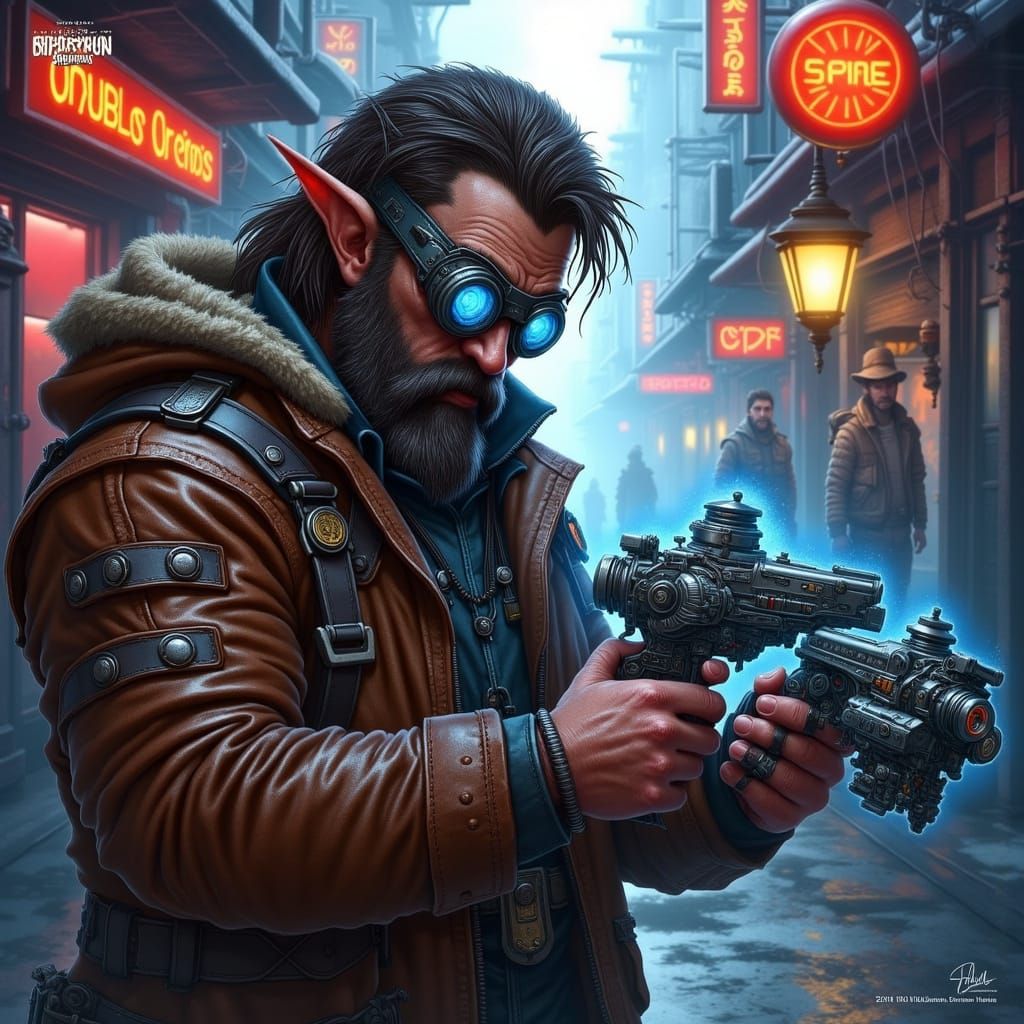 Drone'd - Cyberpunk Rigger Focuses on Deadly Drones in Smoky...