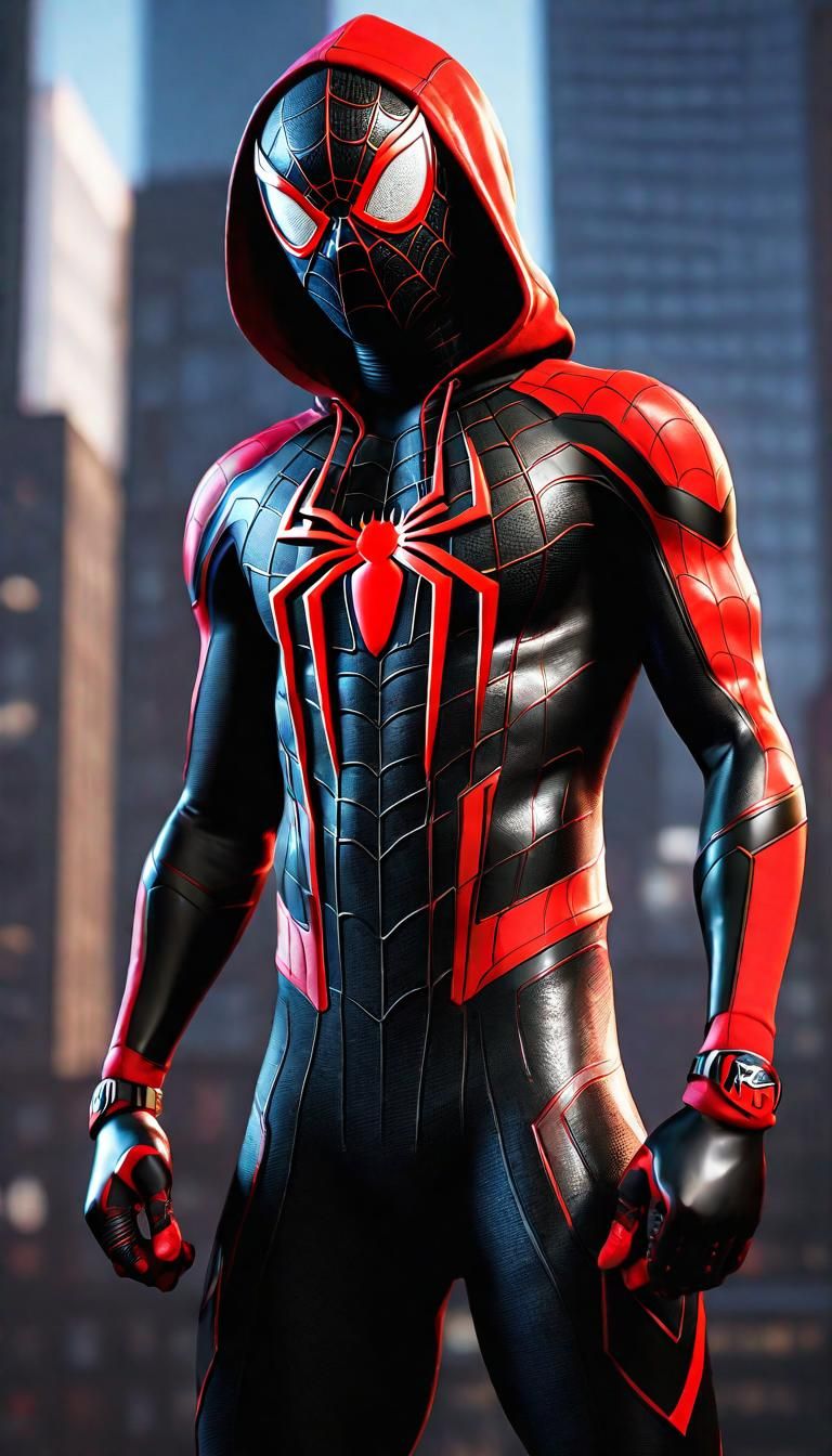 New Outfit for Miles Morales - AI Generated Artwork - NightCafe Creator