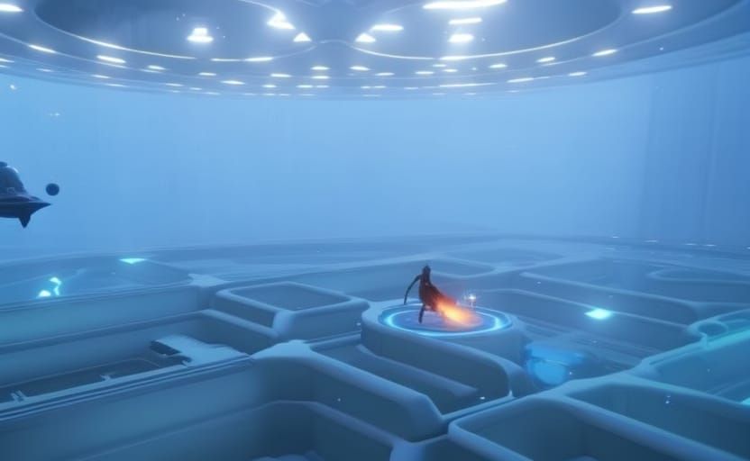 Humankind travels the Centrifugal Ocean inside nano-projected ...