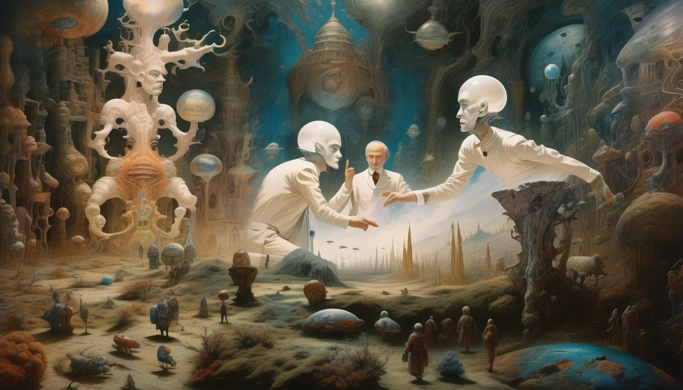 BOGOMIL'S COSMIC MINDSCAPE 2 - AI Generated Artwork - NightCafe Creator