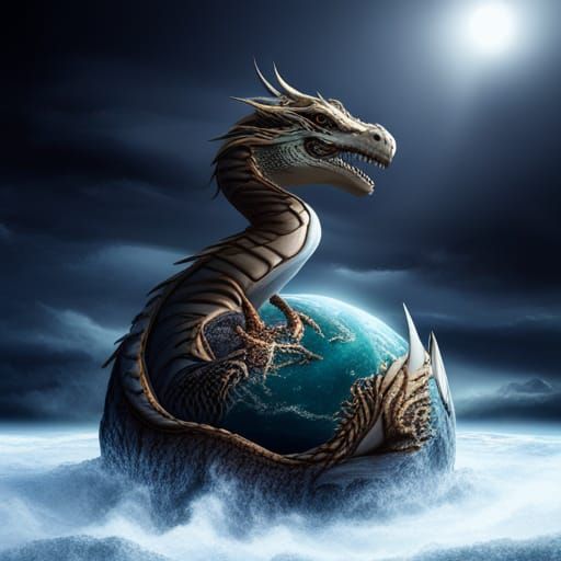Earth Dragon - AI Generated Artwork - NightCafe Creator