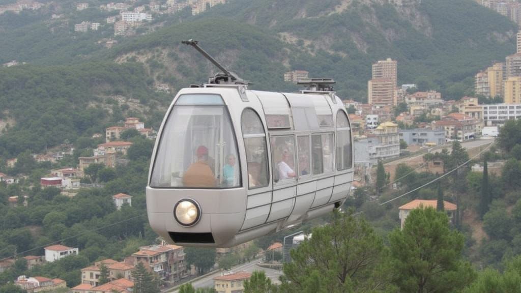 Crystal Funicular in Modern Style, Inspired by Ber... - AI Art