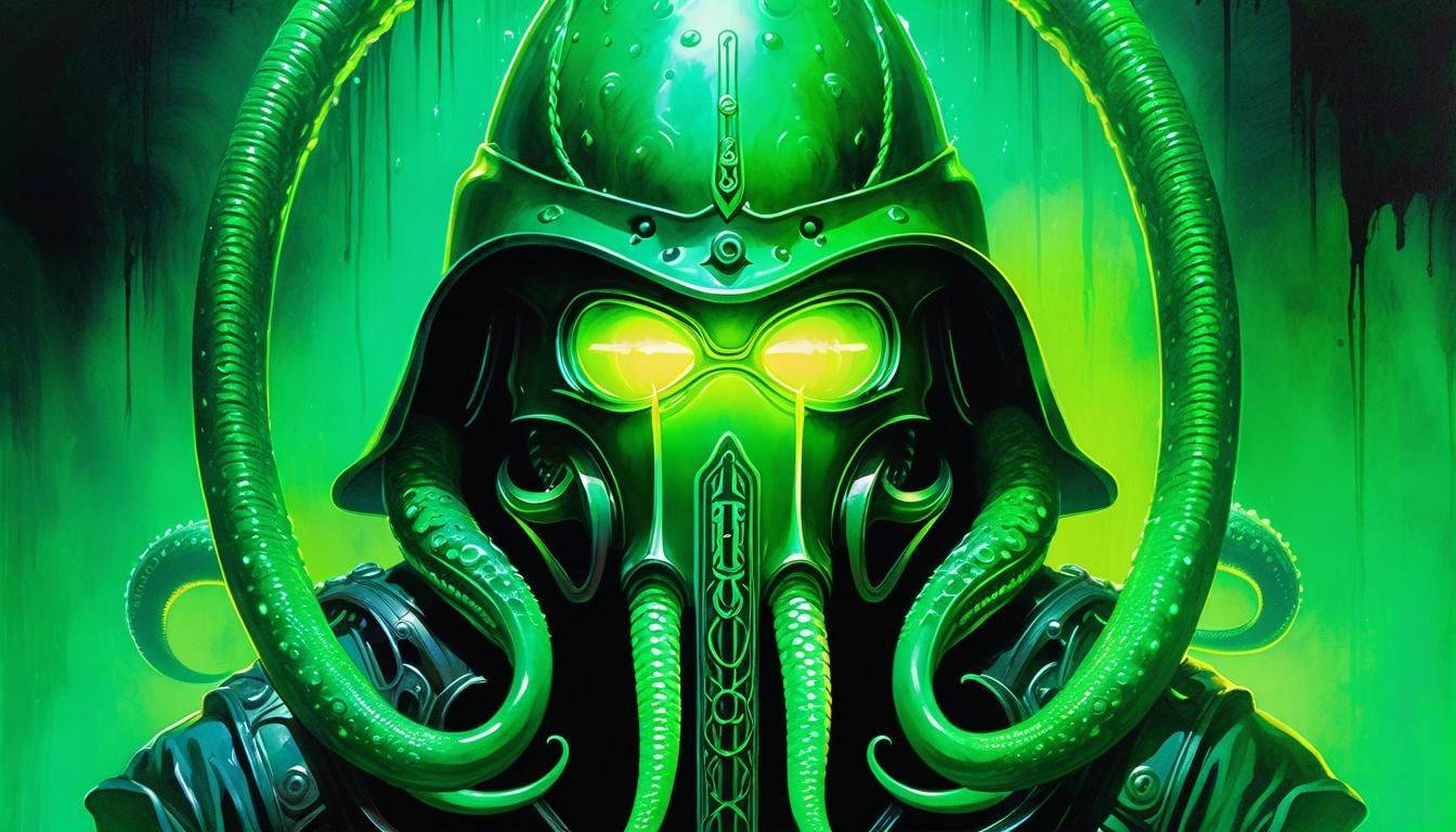 The Eldritch Helmet - AI Generated Artwork - NightCafe Creator
