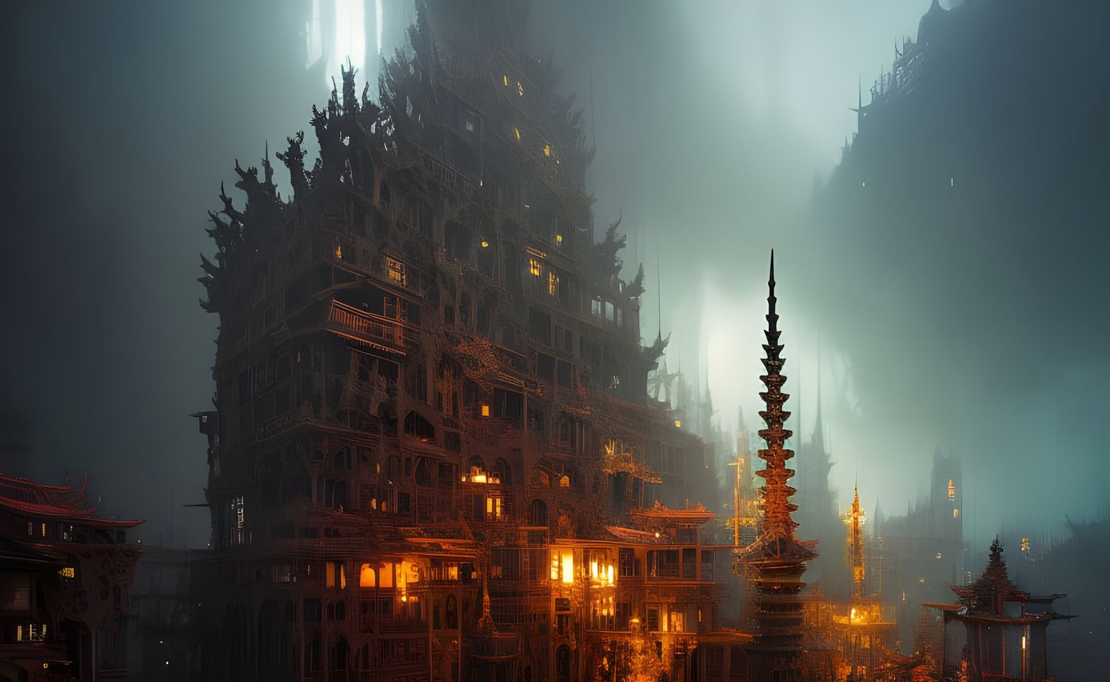 The devils spine - AI Generated Artwork - NightCafe Creator