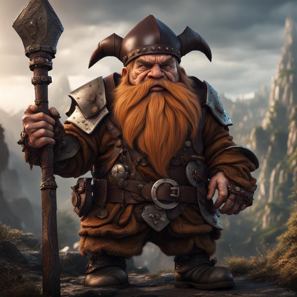 Grumpy Dwarf - AI Generated Artwork - NightCafe Creator
