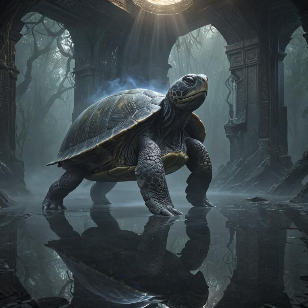 Mystical Turtle - AI Generated Artwork - NightCafe Creator