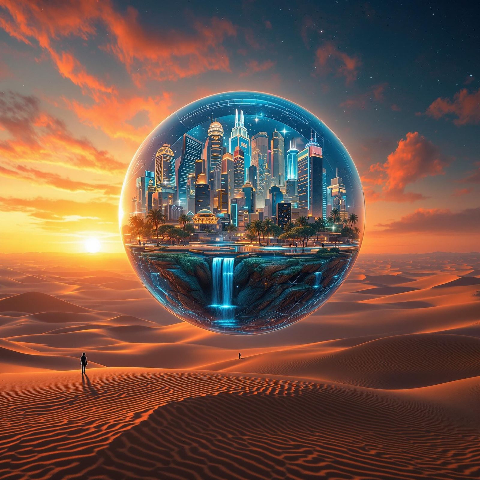 city in a sphere - city in a sphere