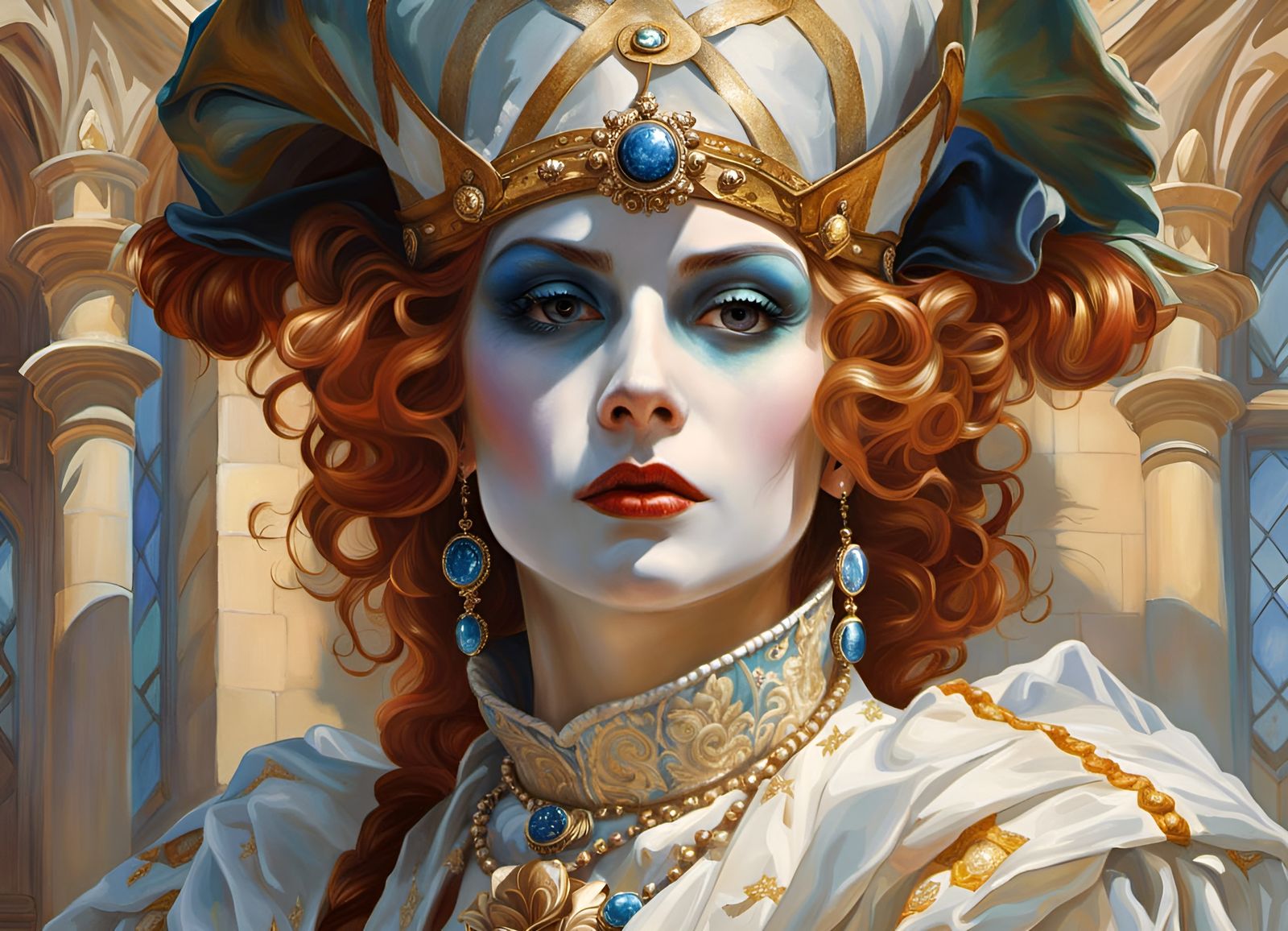 Lady Jester - AI Generated Artwork - NightCafe Creator