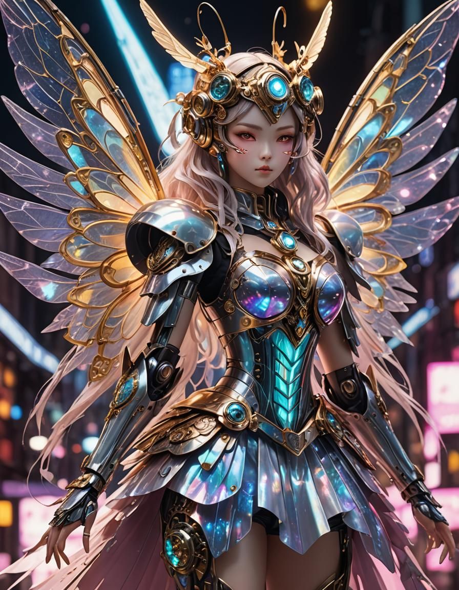 high quality futuristic fairy action figure - AI Generated Artwork ...