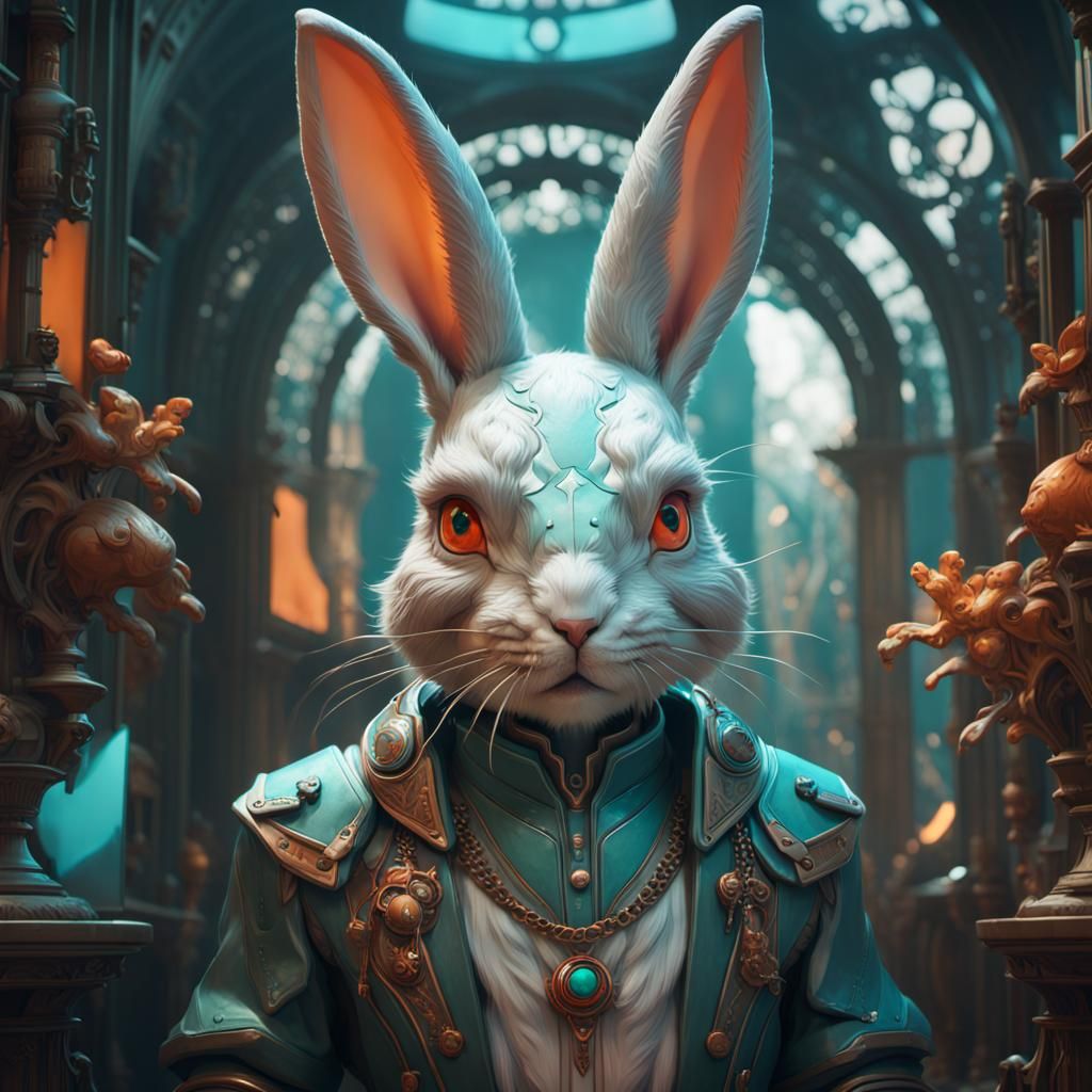 Humanoid Rabbit of the High Council - AI Generated Artwork - NightCafe ...