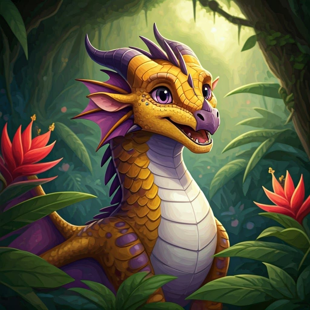 Kinkajou, the Rainwing dragon - Majestic Rainwing Dragonet i...