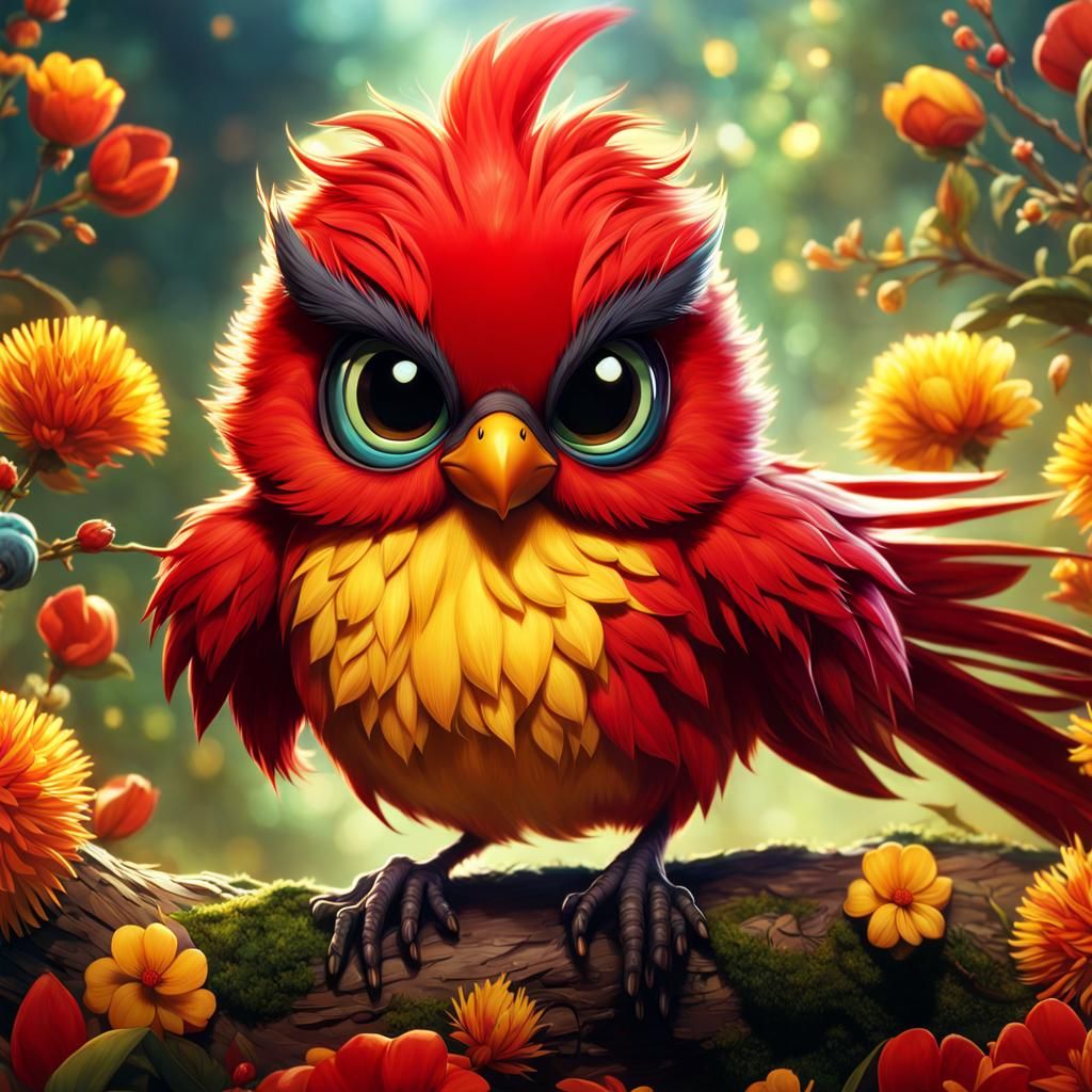 Cute bird - AI Generated Artwork - NightCafe Creator