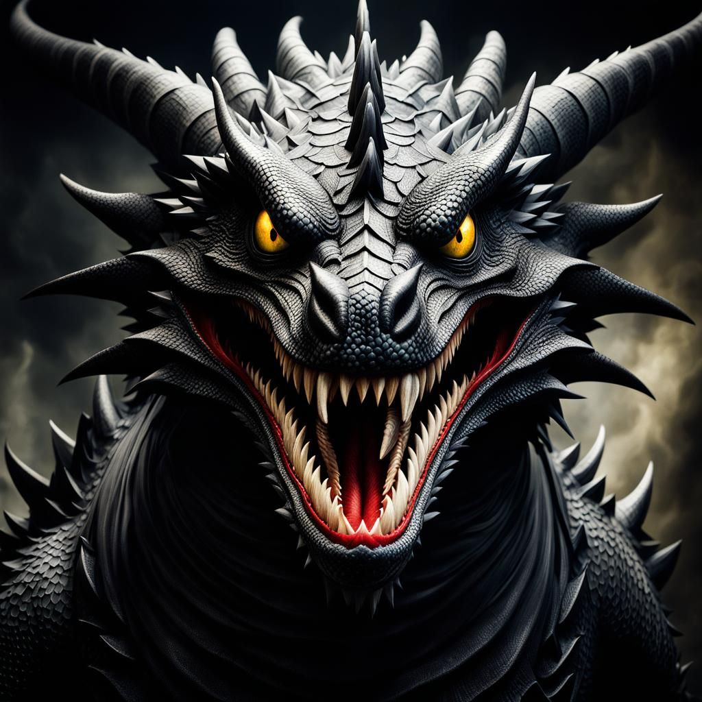 "Adorable ferocious snarling dragon": photograph by Stephen Gammell ...