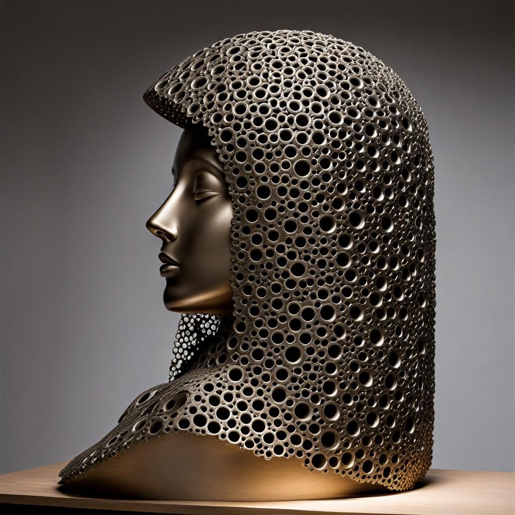 Metal-Foam Sculpture - AI Generated Artwork - NightCafe Creator