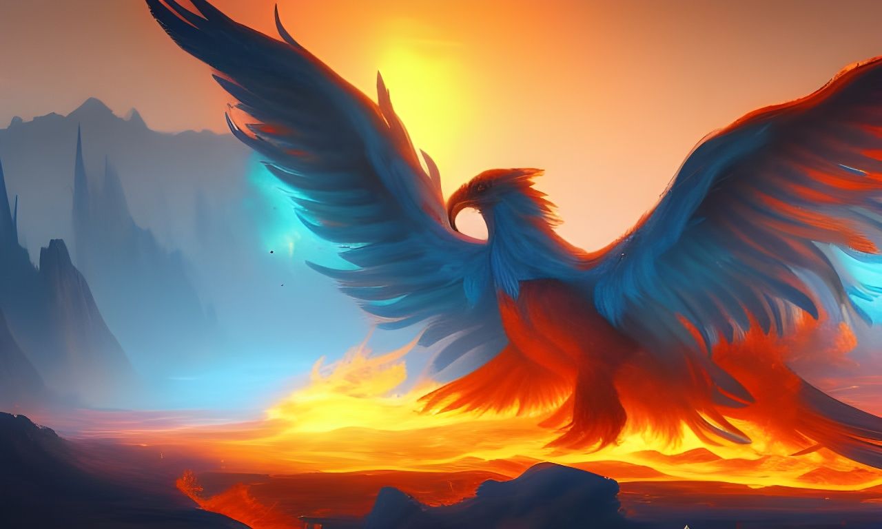 The Phoenix Rises - AI Generated Artwork - NightCafe Creator