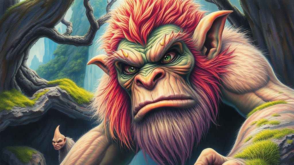 Troll - Brian Froud Style - Troll - Brian Froud Style