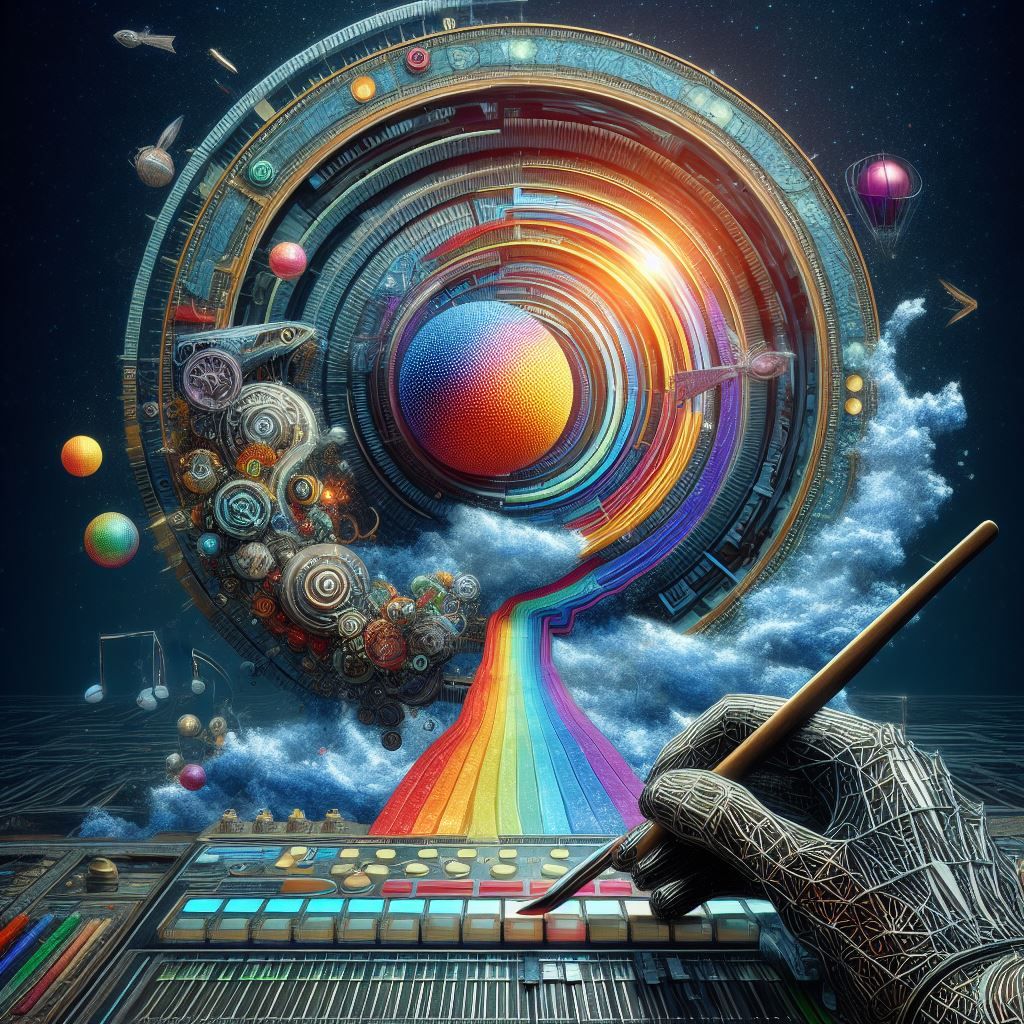 A Colorful Journey Into Sound - AI Generated Artwork - NightCafe Creator