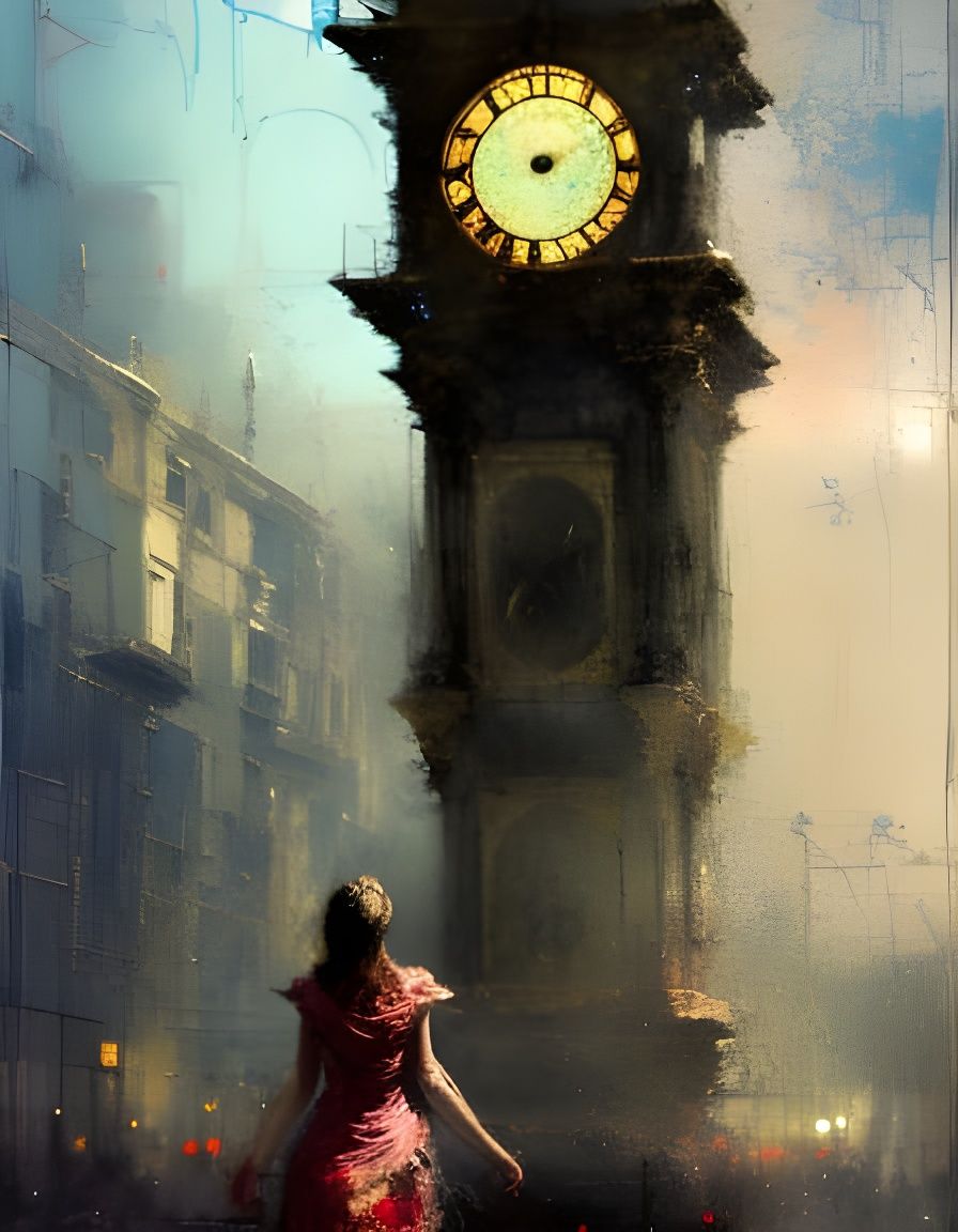 What Time Is It (Clocks Day, Work #3) - AI Generated Artwork ...