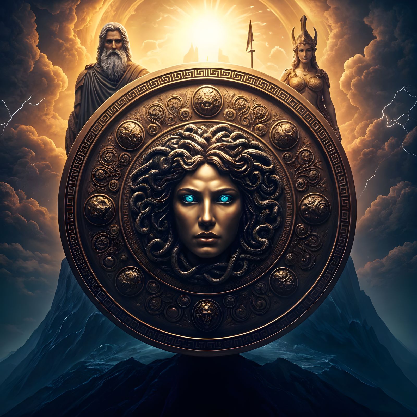 The Aegis Shield - Greek Mythology - The Aegis Shield - Gree...