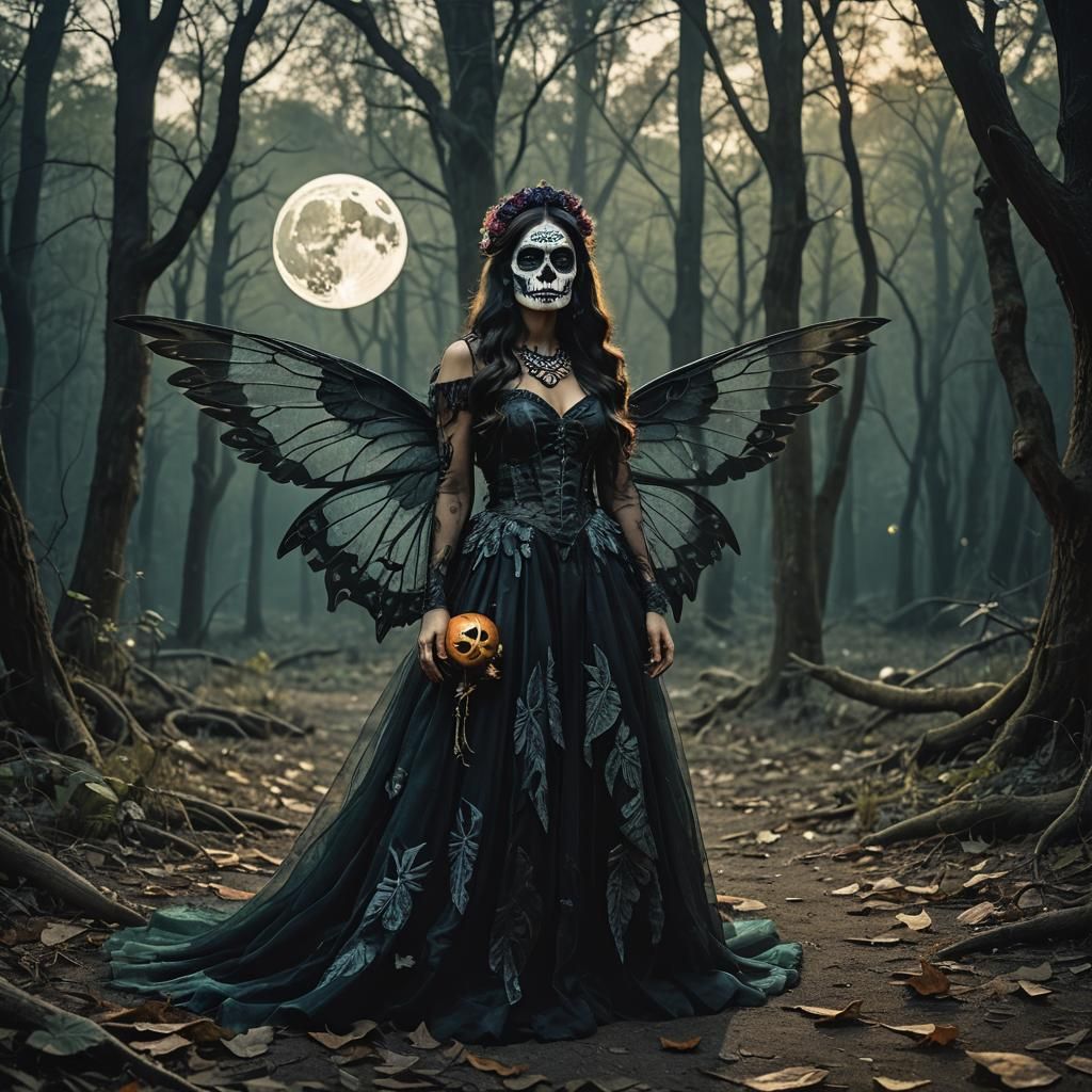 skull fairy - AI Generated Artwork - NightCafe Creator