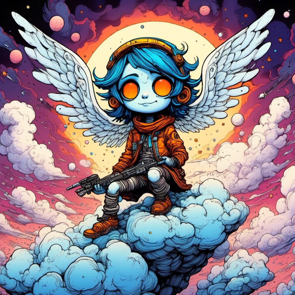 Angel Defender - AI Generated Artwork - NightCafe Creator