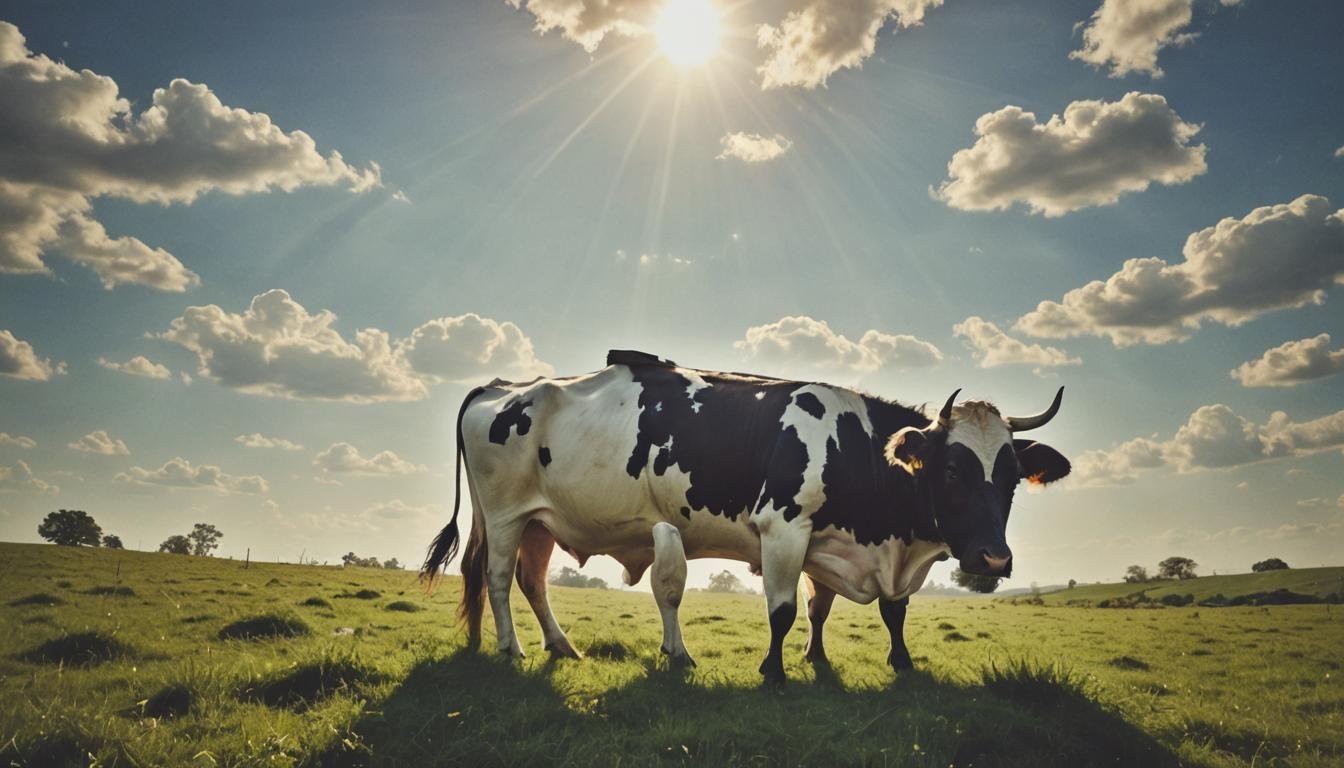 strange cow - AI Generated Artwork - NightCafe Creator