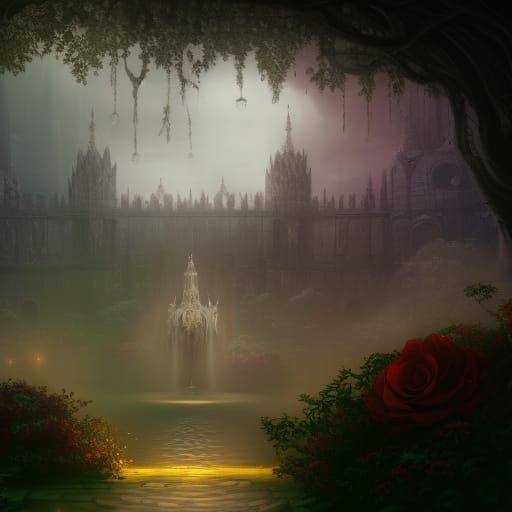 Mystical Medieval at Night - AI Generated Artwork - NightCafe Creator