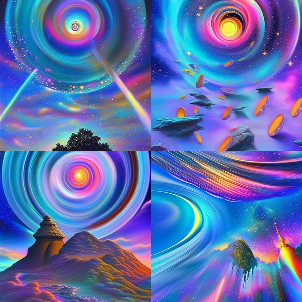 Astral landscapes - AI Generated Artwork - NightCafe Creator