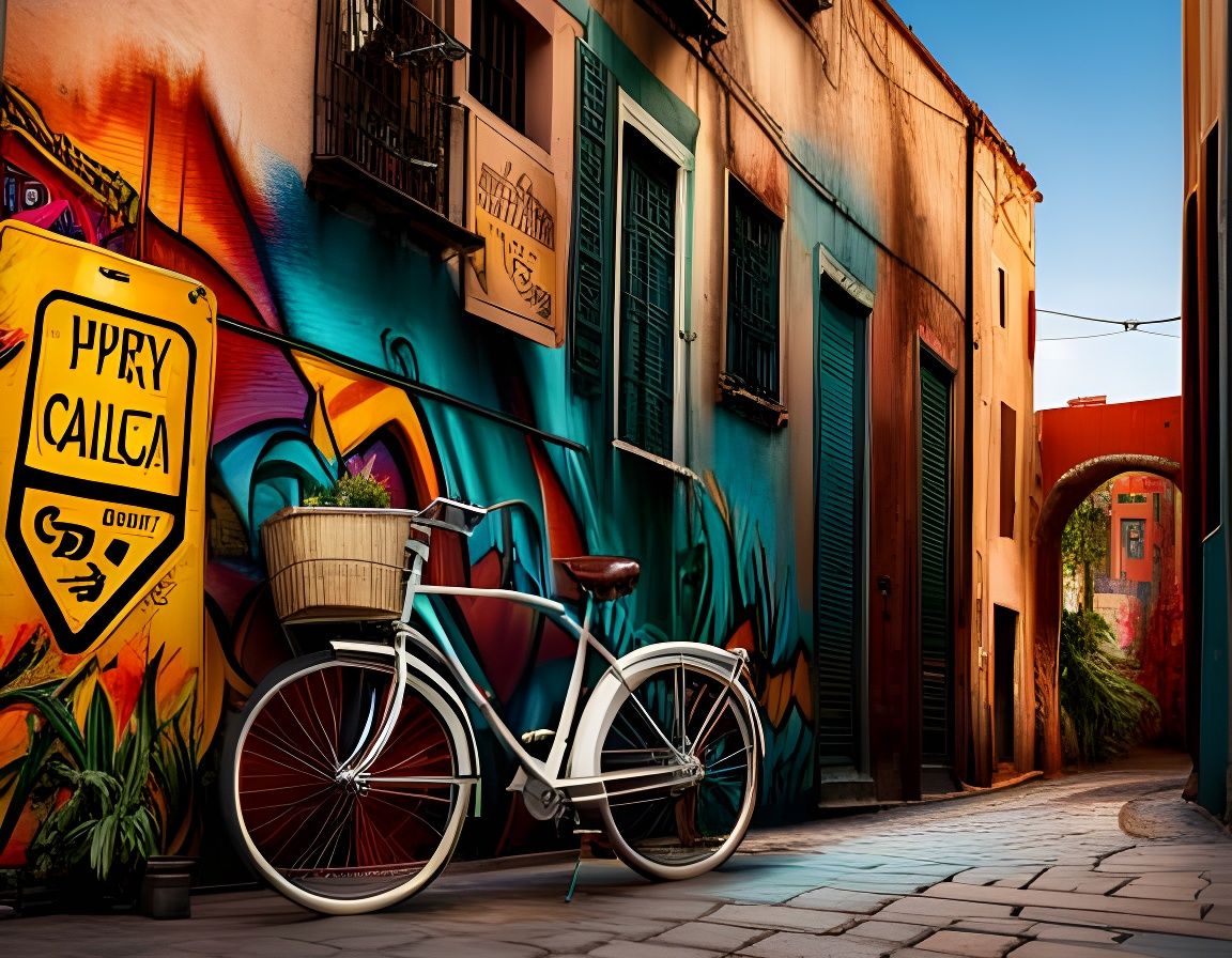 City Alley - AI Generated Artwork - NightCafe Creator