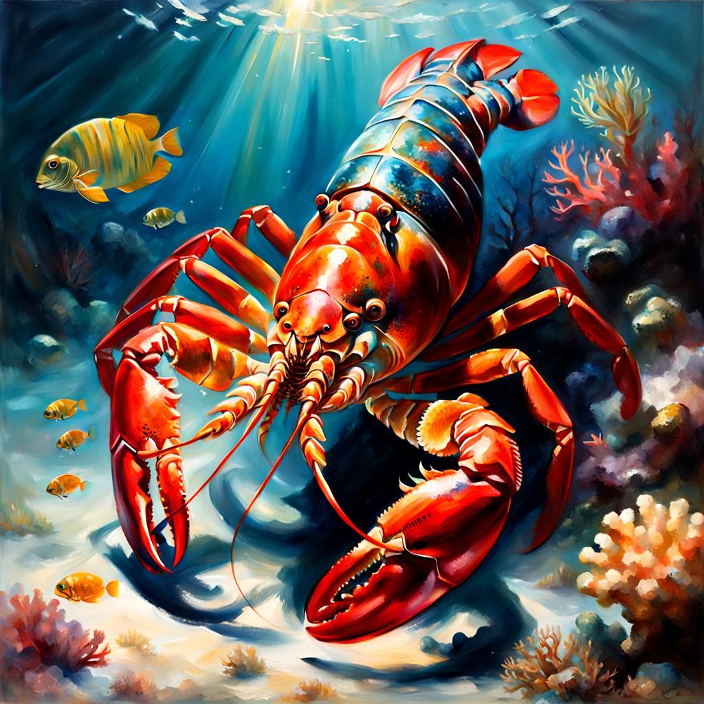 Lobster - AI Generated Artwork - NightCafe Creator