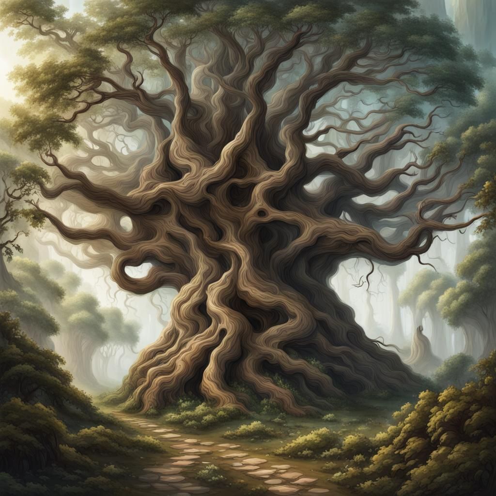Legend tree! - AI Generated Artwork - NightCafe Creator