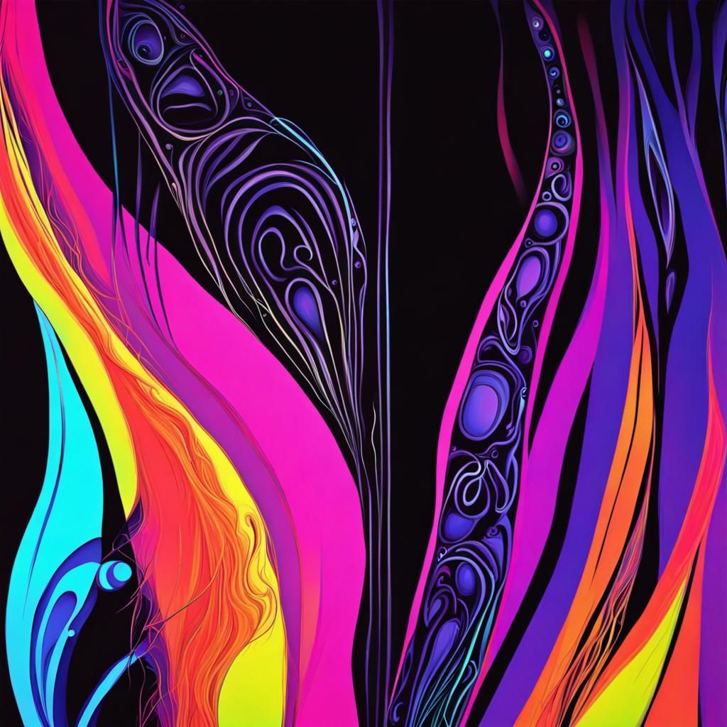 Black light art..... - AI Generated Artwork - NightCafe Creator