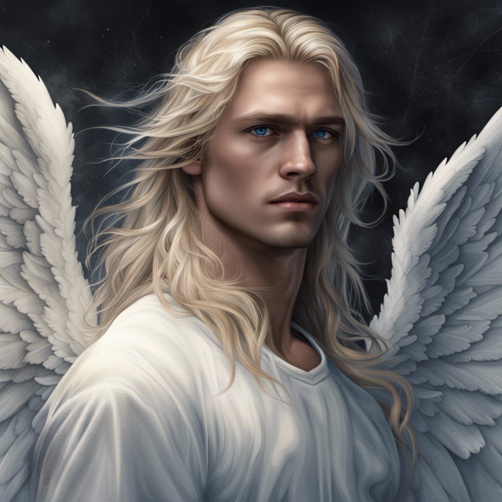 Male Angel - AI Generated Artwork - NightCafe Creator