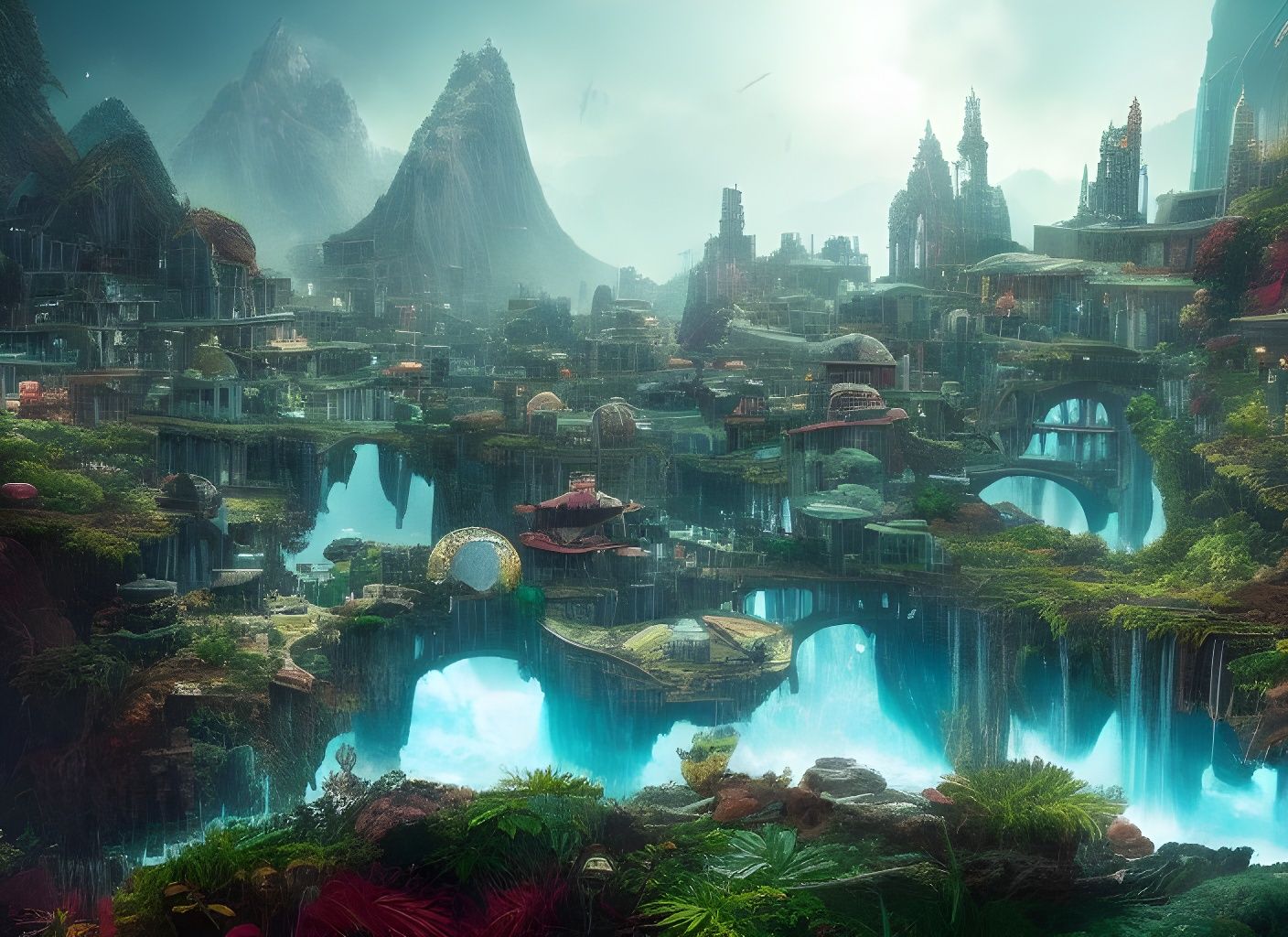 Hidden Village: Comic Book Artist - AI Generated Artwork - NightCafe ...