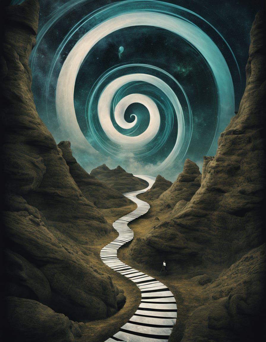 Whirling Path to Dreamcore Understanding - AI Art