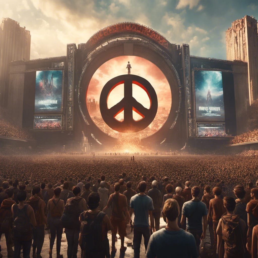 World peace concert - AI Generated Artwork - NightCafe Creator