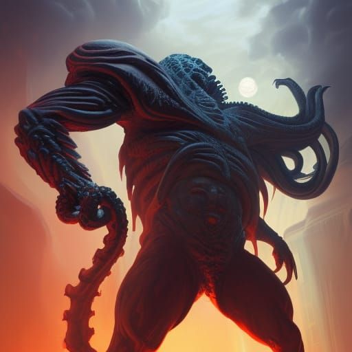 Eternal evil - AI Generated Artwork - NightCafe Creator