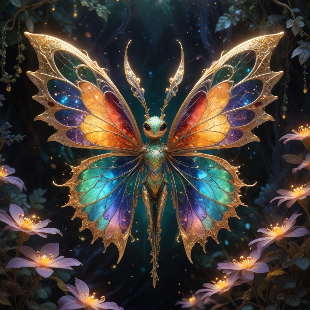 Ethereal Fairy Gathering in Dreamlike Atmosphere - AI Art