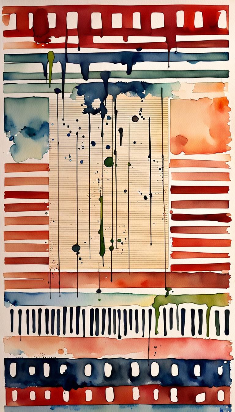 Water Color Ledger - AI Generated Artwork - NightCafe Creator