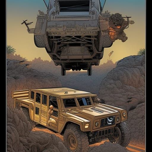 humvee - AI Generated Artwork - NightCafe Creator