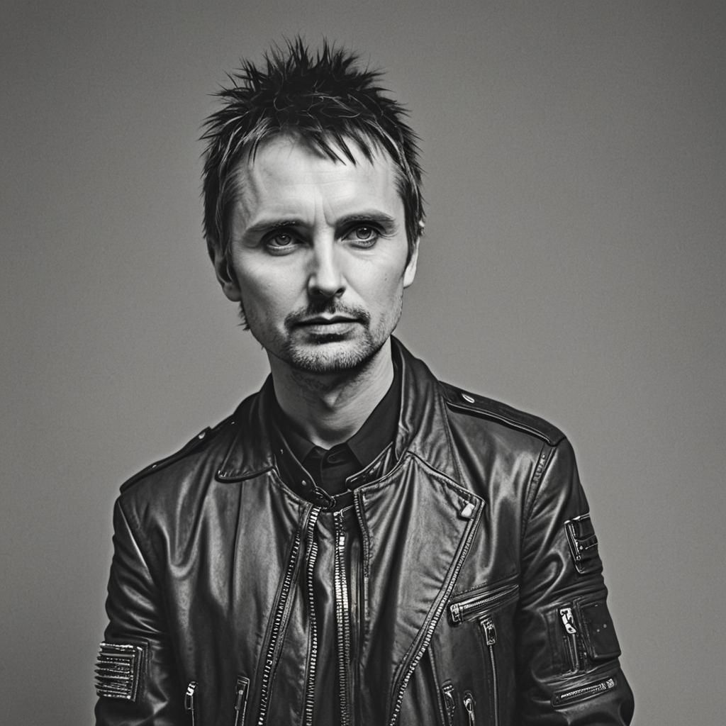 Muse vocalist Matthew Bellamy - AI Generated Artwork - NightCafe Creator