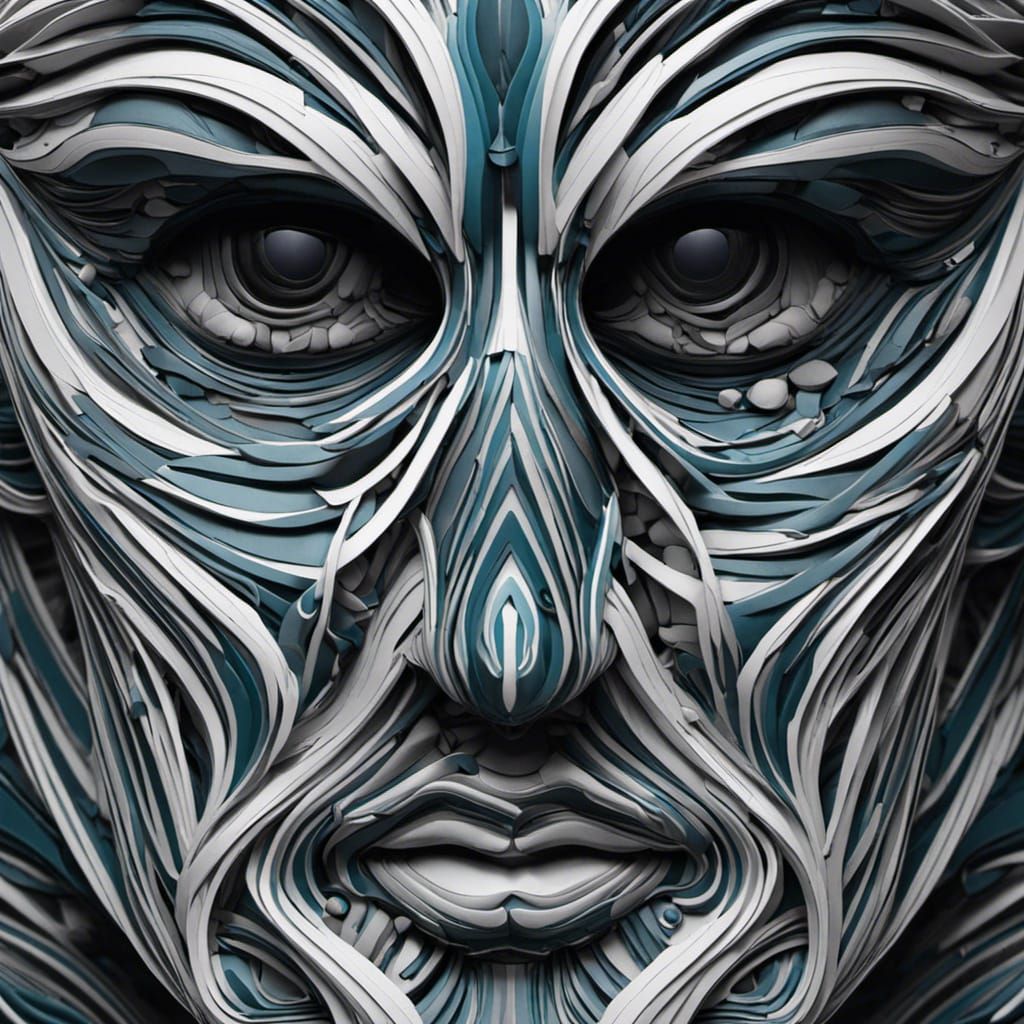 Stunning. Sculpture of a head,Provincial Pinstripes portrait, insanely ...