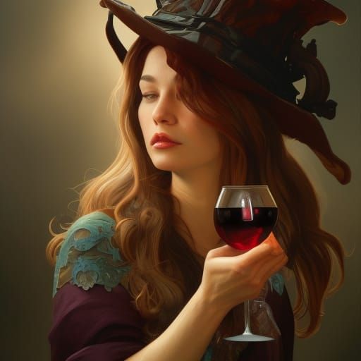 Wine. - AI Generated Artwork - NightCafe Creator