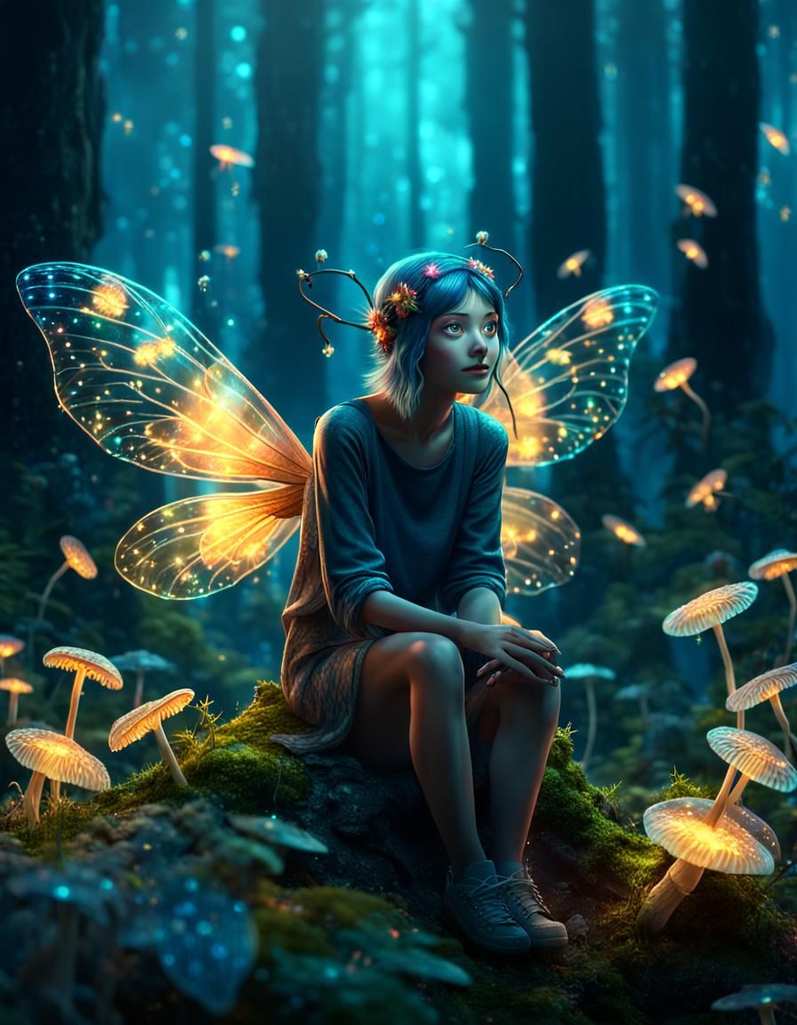 Fairy - AI Generated Artwork - NightCafe Creator