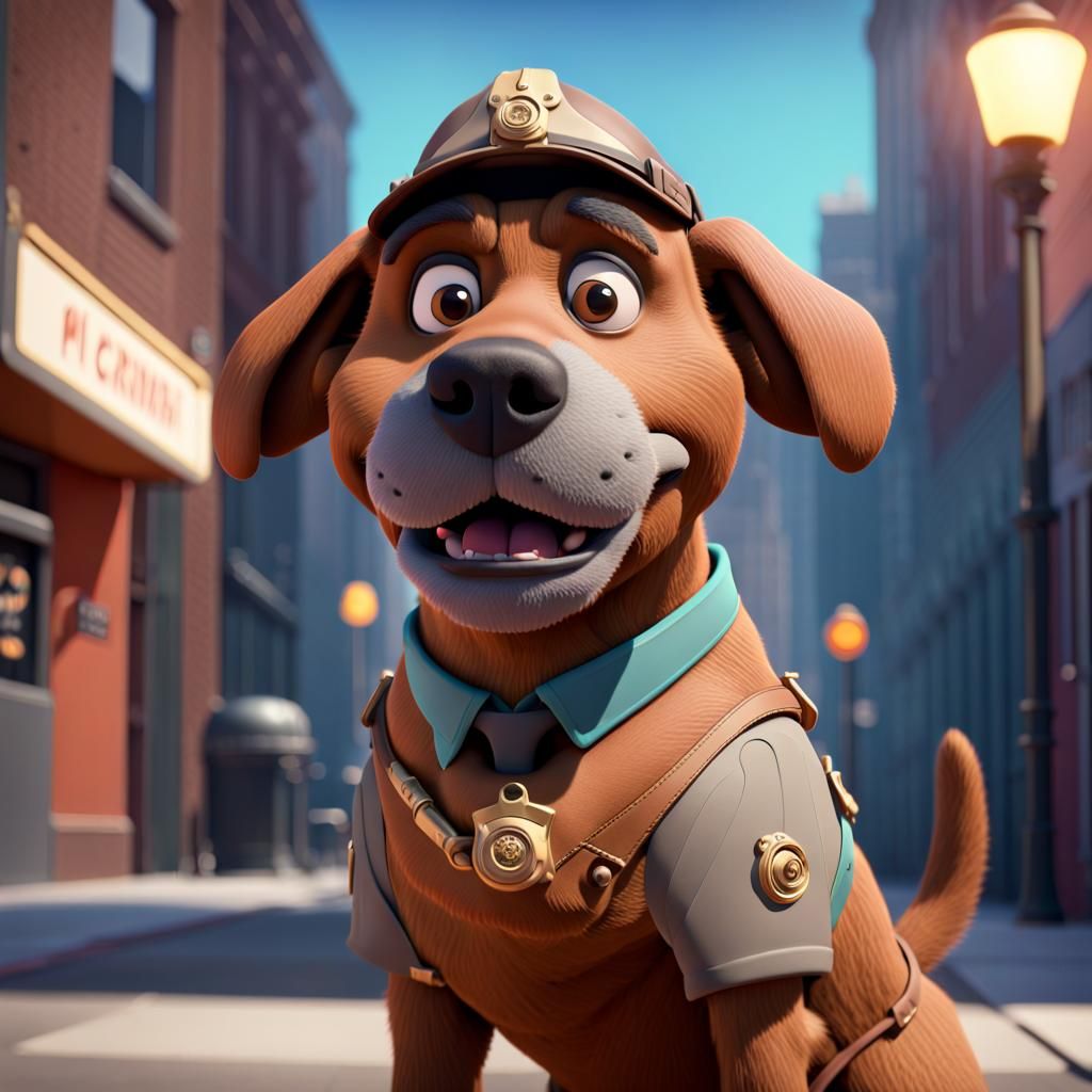 McGruff the crime dog - AI Generated Artwork - NightCafe Creator