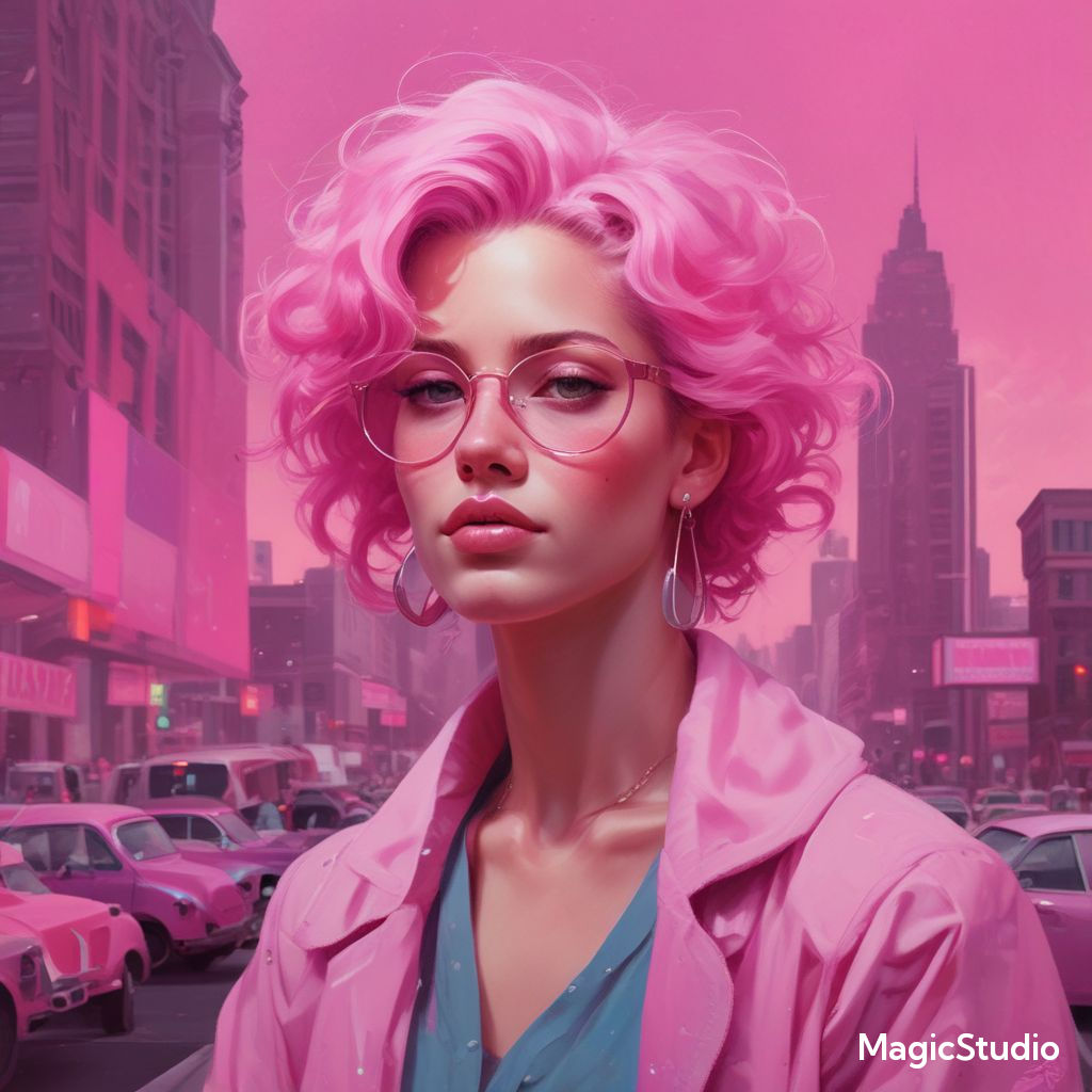 Pretty in pink - AI Generated Artwork - NightCafe Creator
