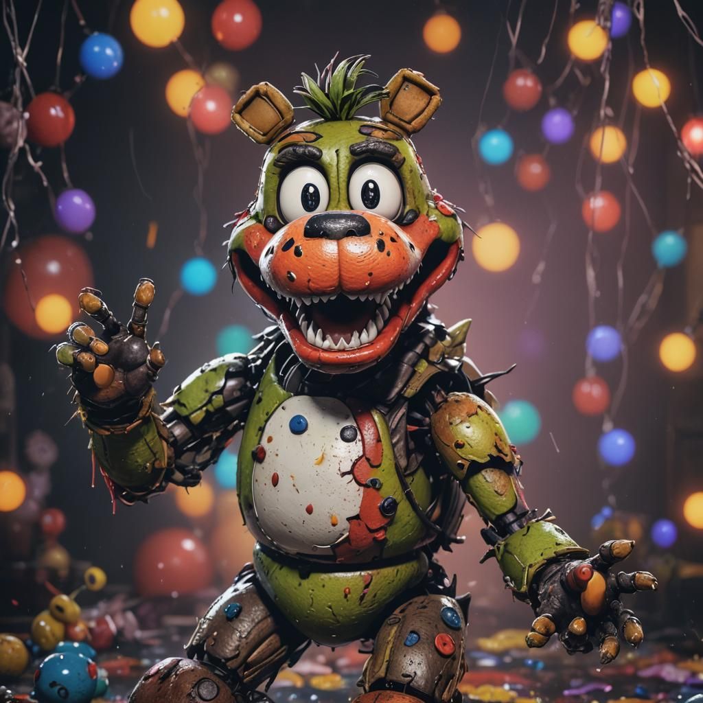 Yoshi Animatronic - AI Generated Artwork - NightCafe Creator