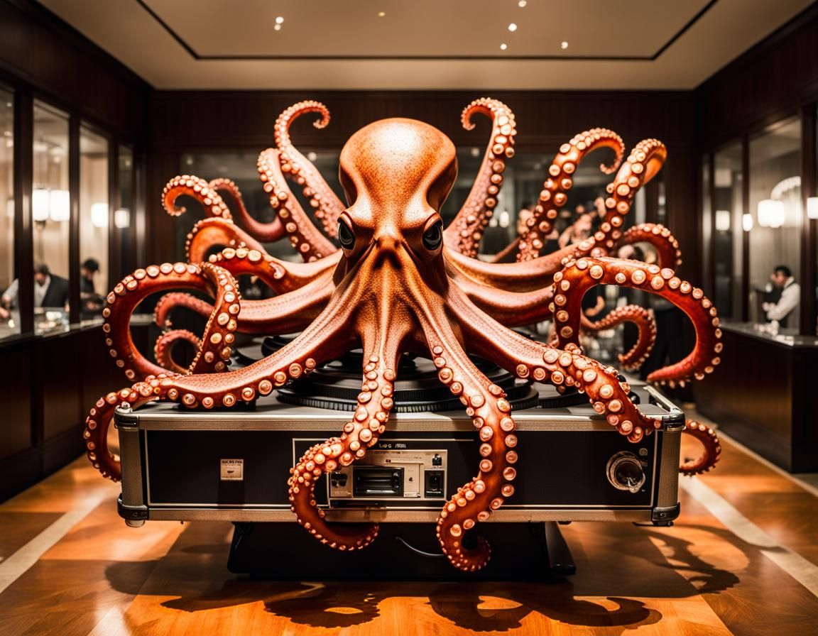 My Octopus Disco Machine is on the Fritz VI - AI Generated Artwork ...