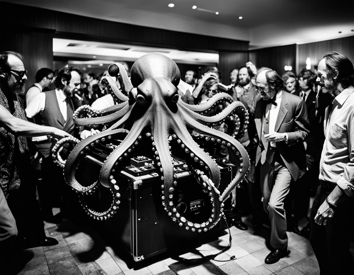 My Octopus Disco Machine is on the Fritz VI - AI Generated Artwork ...