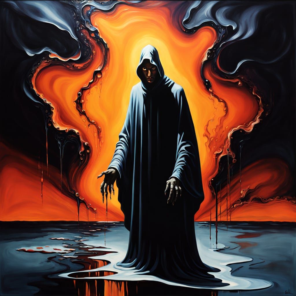 Fluid, amorphous, demonic shadow - Ethereal Shadow Transfor...